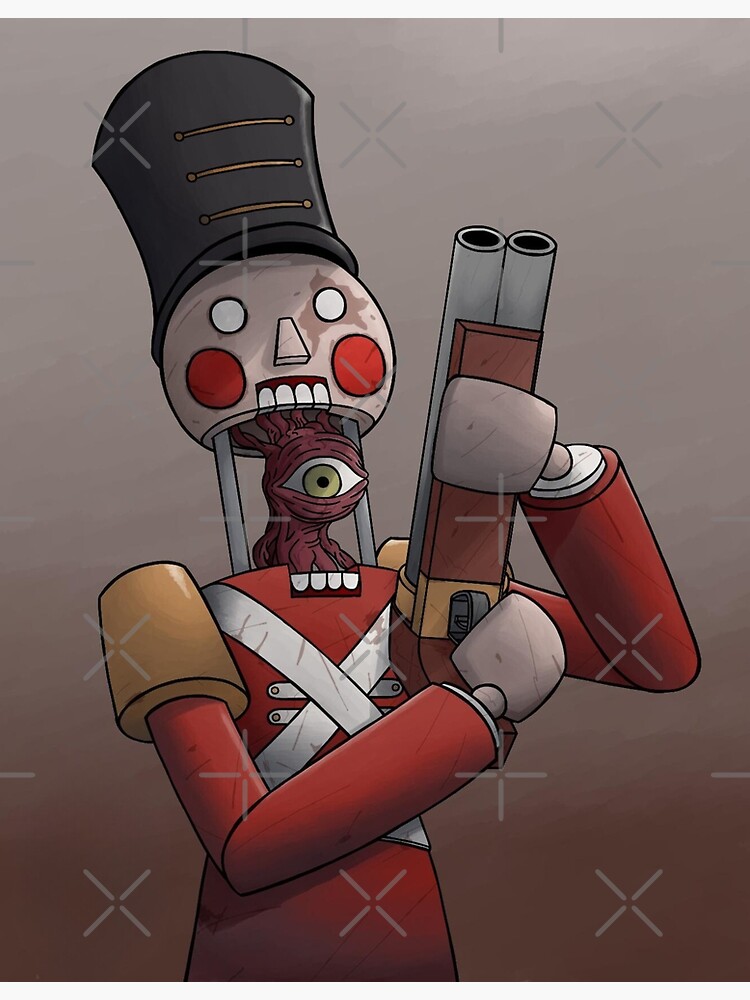"Lethal Company Nutcracker Shotgun Evil Monster Fan Art" Poster for ...