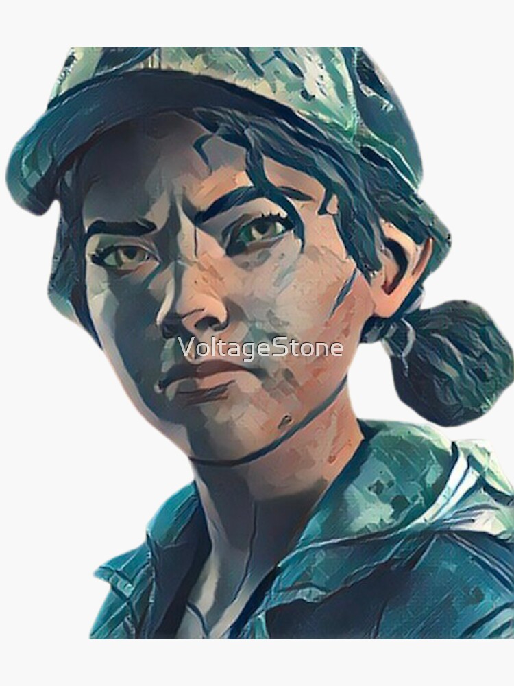 "CLEMENTINE TWDG 4 | (Plain Variant)" Sticker for Sale by VoltageStone ...