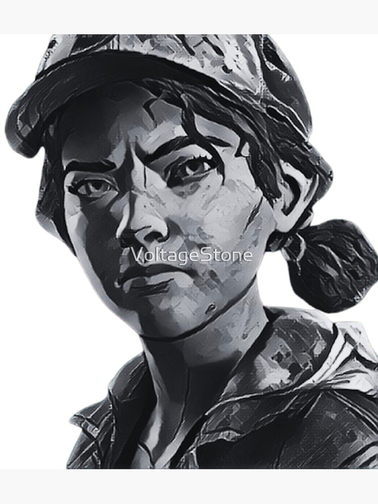 "CLEMENTINE TWDG 4 | (Monochrome Variant)" Poster for Sale by ...