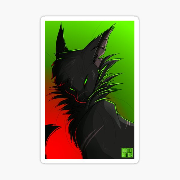 "Hollyleaf Bust" Sticker for Sale by Draikinator | Redbubble