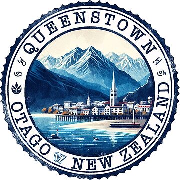 "Queenstown" Sticker for Sale by ryanapples2 | Redbubble