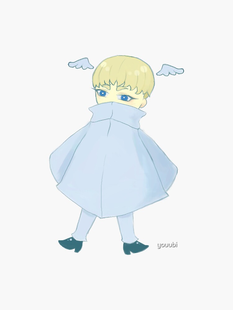 "Ryo Asuka from Devilman Chibi" Sticker for Sale by youubi | Redbubble