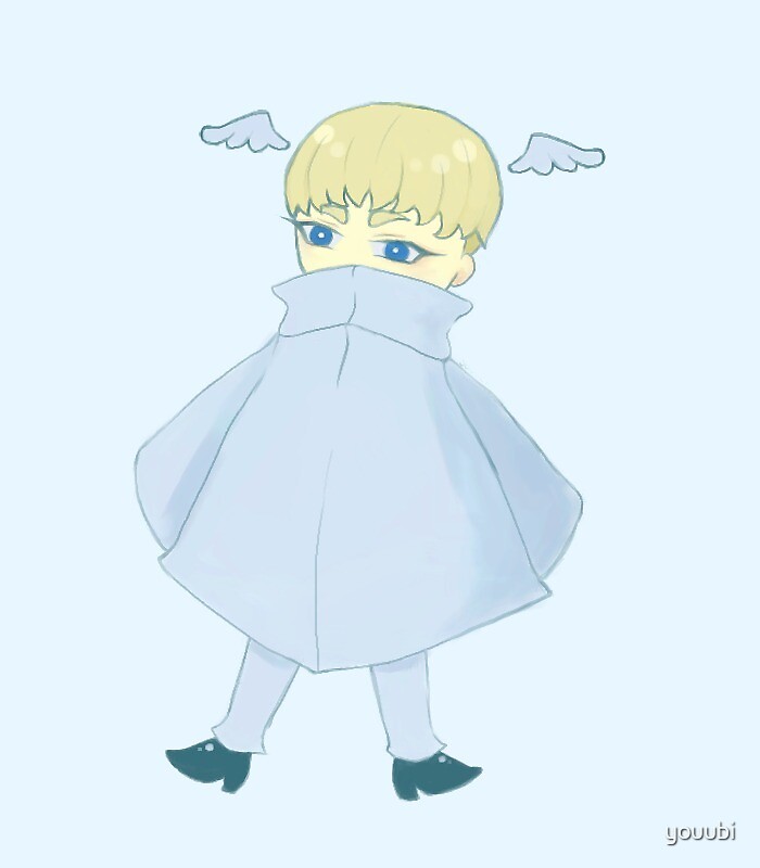 "Ryo Asuka from Devilman Chibi" by youubi | Redbubble