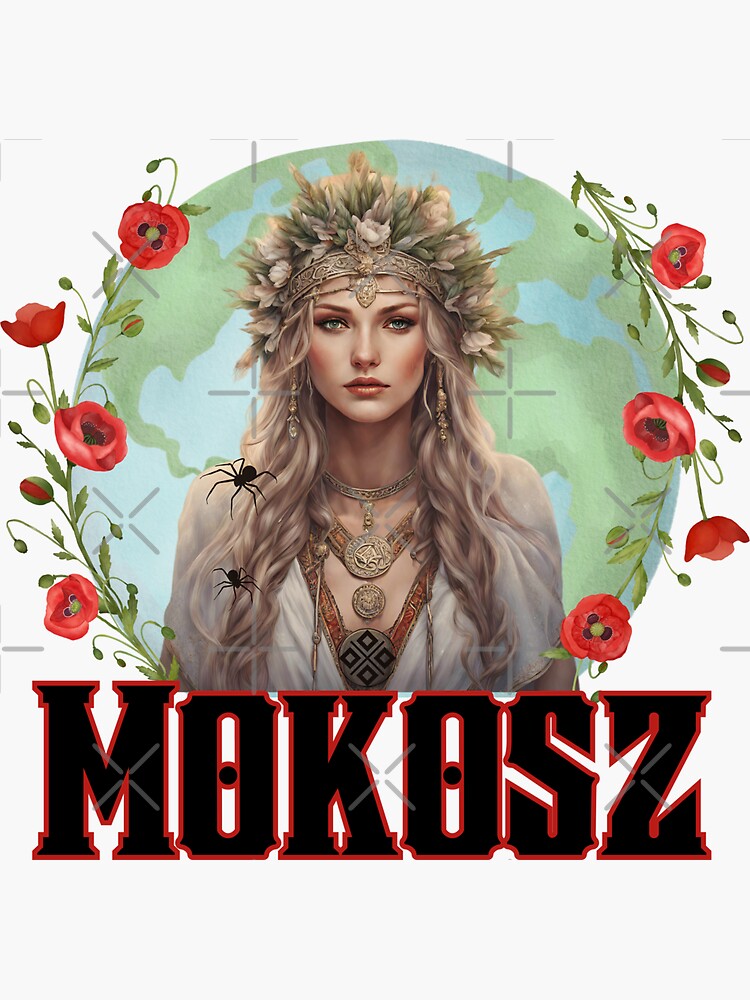 "Wisdom of Mokosz: Slavic Mother Earth Goddess" Sticker for Sale by InnerGrow | Redbubble