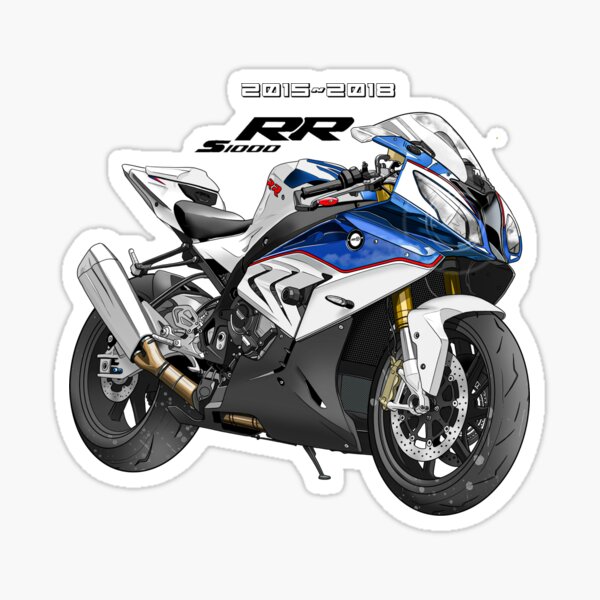 "motorcycle S1000RR 2nd" Sticker for Sale by sketchjuny | Redbubble
