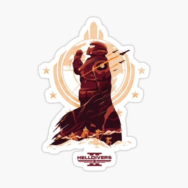 "Helldivers 2 Video Game" Sticker for Sale by wolskysanto | Redbubble