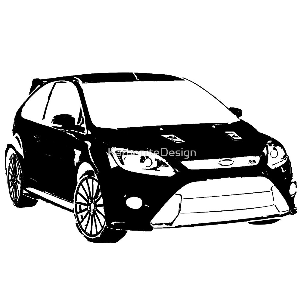 "Focus RS Mk2 - Automotive Fan Art" by KarboniteDesign | Redbubble
