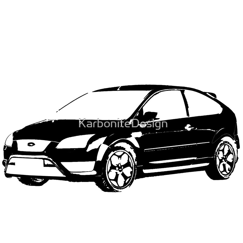 "Focus ST Mk2 - Automotive Fan Art" by KarboniteDesign | Redbubble
