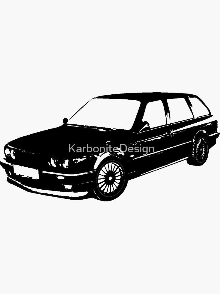 "325i E30 Touring - Automotive Fan Art" Sticker for Sale by ...