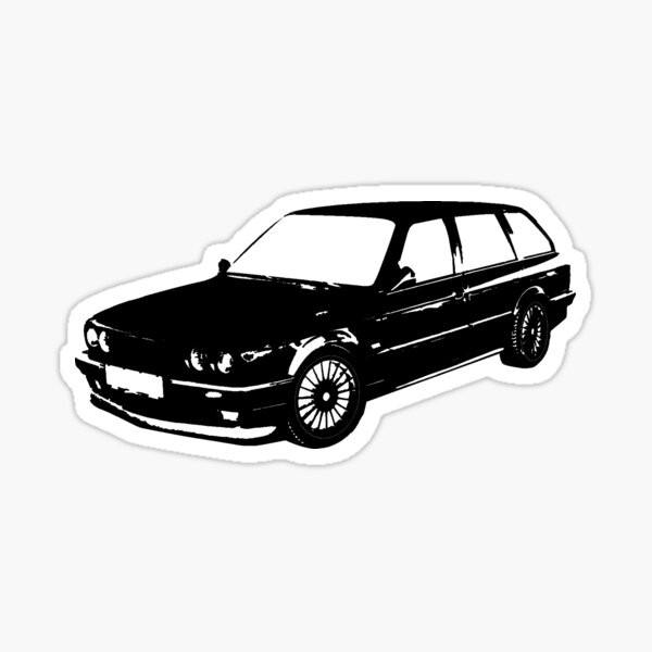 "325i E30 Touring - Automotive Fan Art" Sticker for Sale by ...