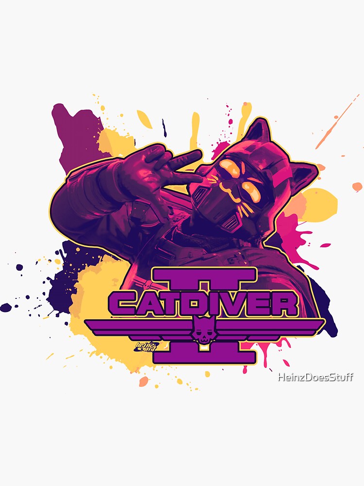 "Helldivers 2 - Catdiver Supremacy" Sticker for Sale by HeinzDoesStuff ...