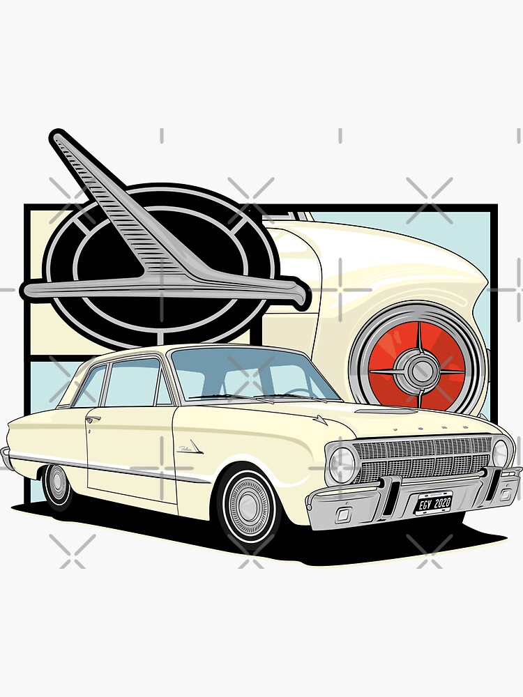 "Ford Falcon" Sticker by EGV2023 | Redbubble