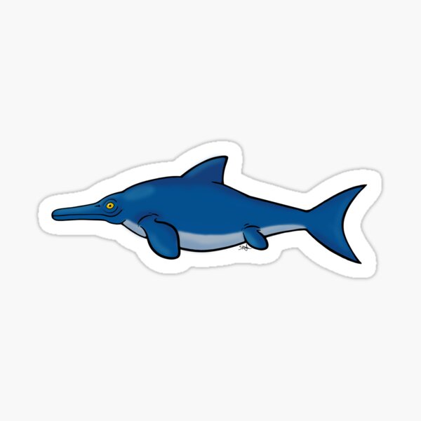 "Baptanodon natans" Sticker for Sale by crazy8wizard | Redbubble