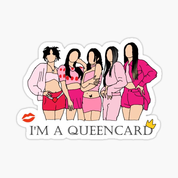 "Queencard" Sticker for Sale by MangoWifi831 | Redbubble