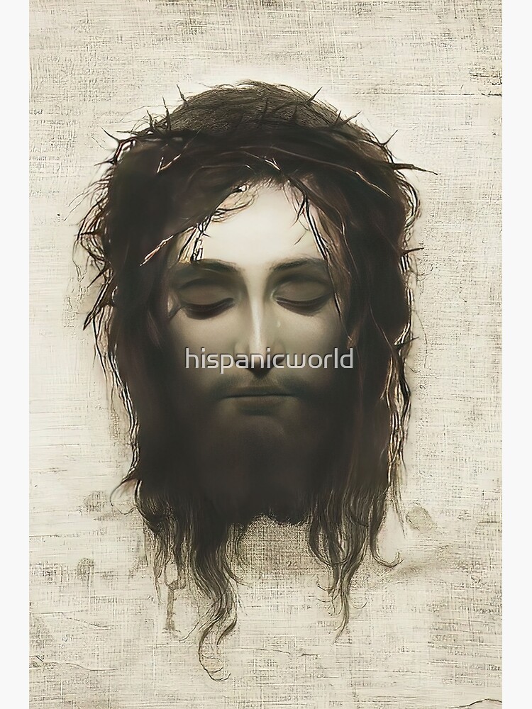 "Veronica Veil Shroud Jesus Face Crown of Thorns" Poster for Sale by ...