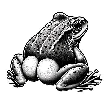 "Funny Frog Butt " Sticker for Sale by CustomStickerAI | Redbubble