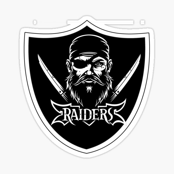 "Raider Pirate" Sticker for Sale by mocoman | Redbubble