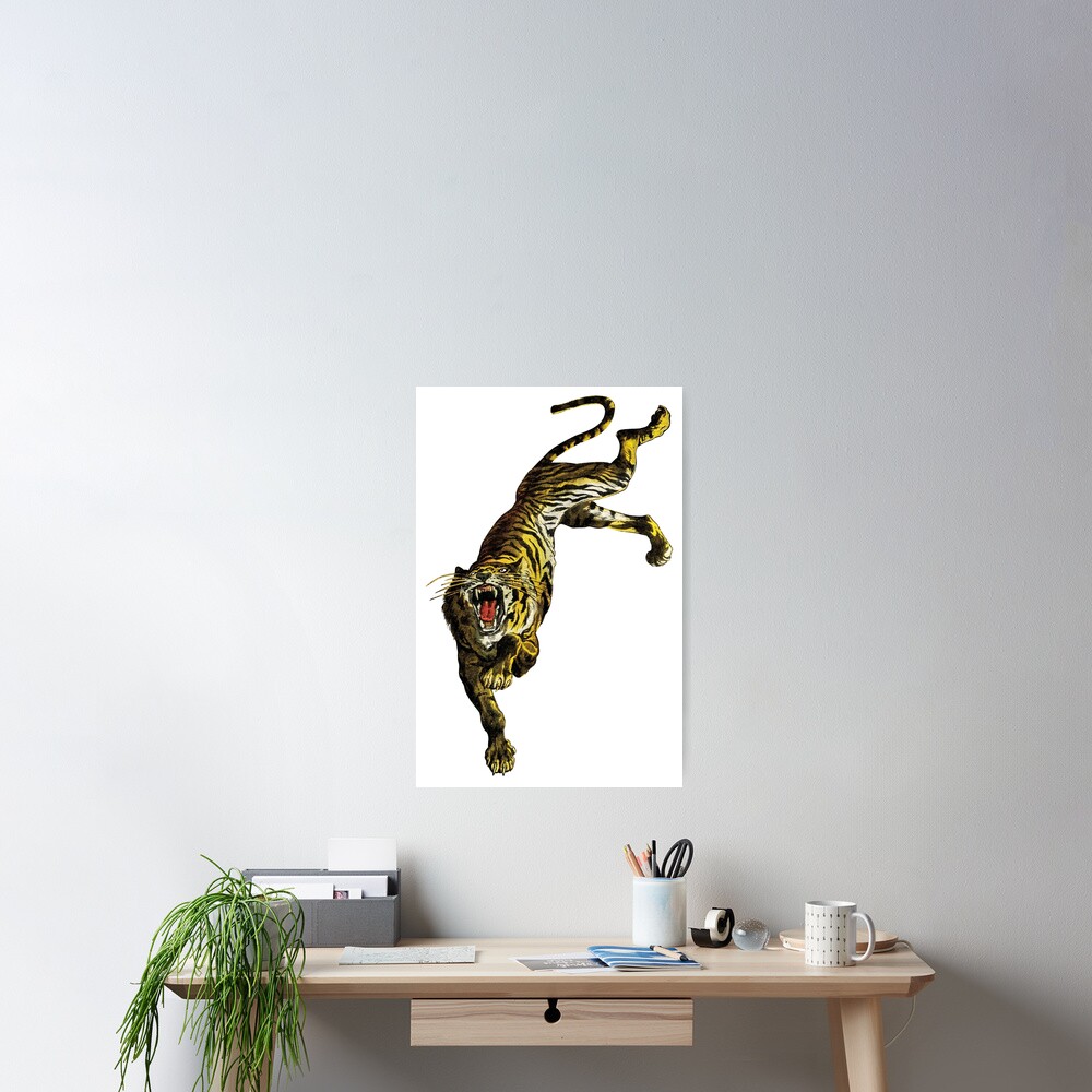 "Twisted Tiger" Poster by TIGERRIFIC | Redbubble