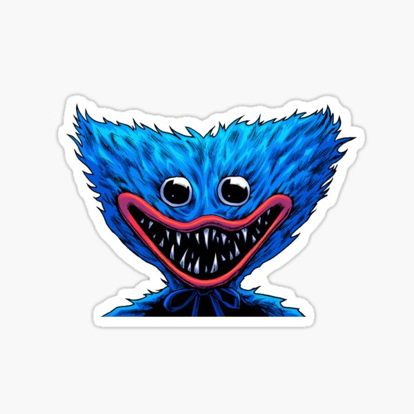 "Huggy Wuggy" Sticker for Sale by eliartonline | Redbubble