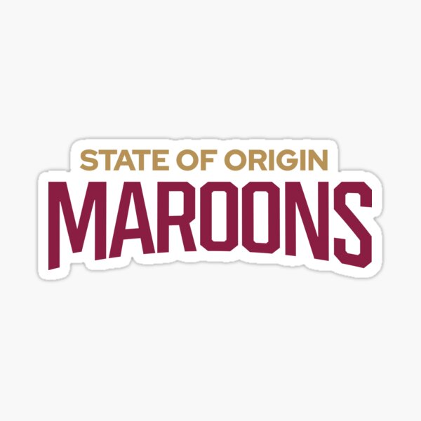 "Queensland maroons State of origin queenslander rugby" Sticker for ...