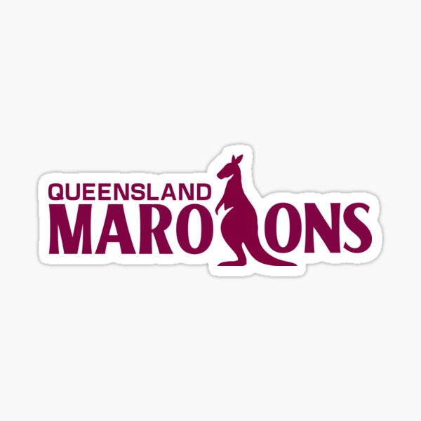 "Queensland maroons State of origin queenslander rugby" Sticker for ...