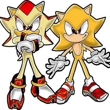 "Super Sonic and Super Shadow - Sonic Adventure 2" Sticker for Sale by ...