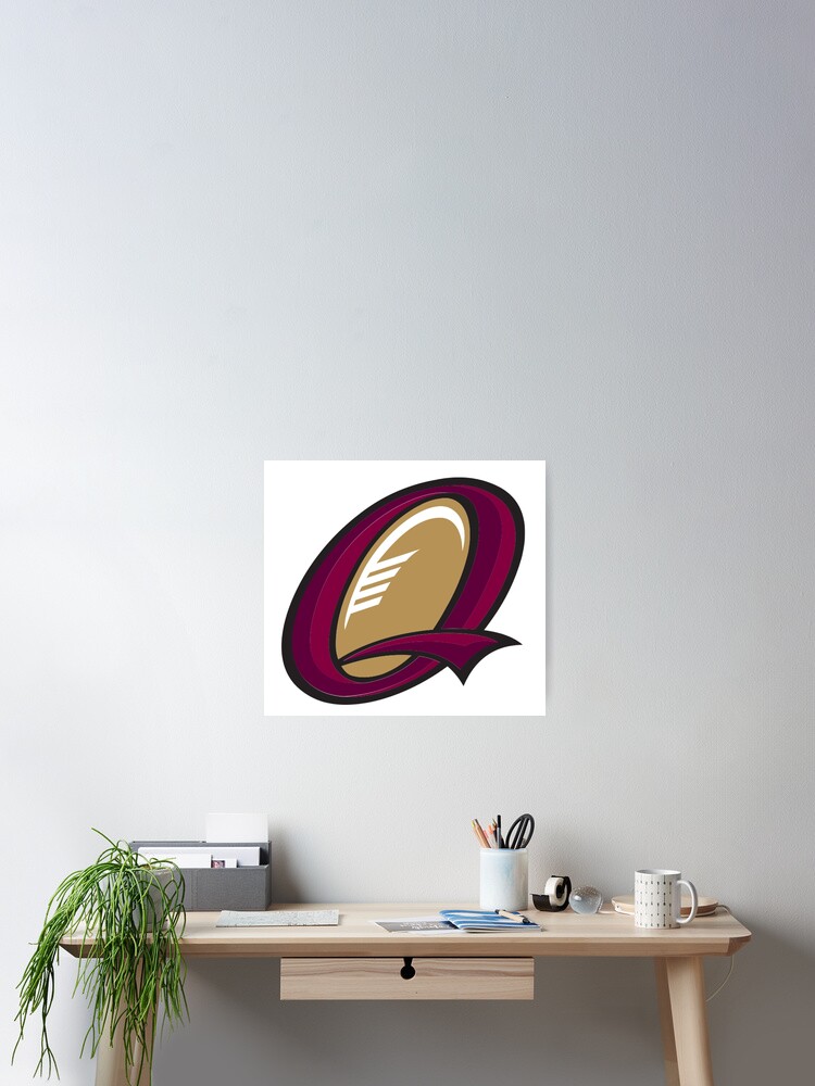 "Go maroons Queensland maroons State of origin queenslander rugby logo ...