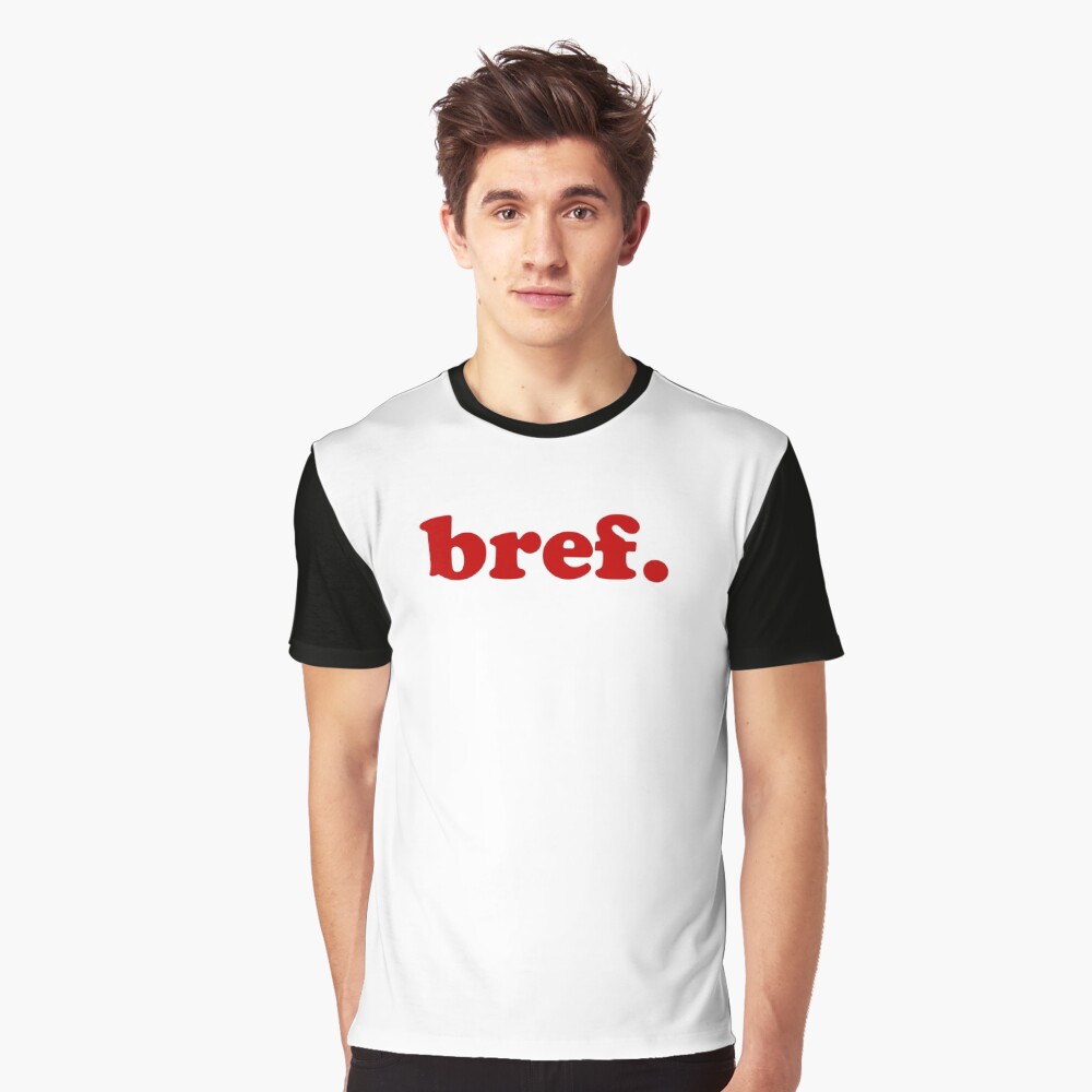"Bref - French slang for 'anyway...'" Sticker for Sale by Francophile ...