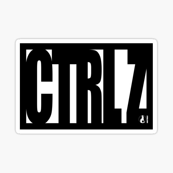 "CTRL Z" Sticker by MobsProject | Redbubble