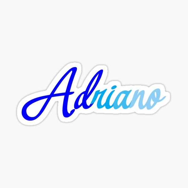 "Adriano" Sticker for Sale by Shalomjoy | Redbubble