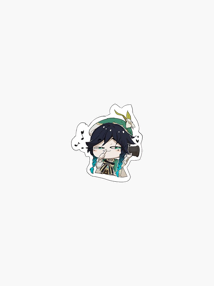 "Venti genshin impact fanmade sticker " Sticker for Sale by ...