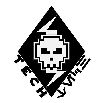 "Tech Skull" Sticker for Sale by AWanderingEcho | Redbubble