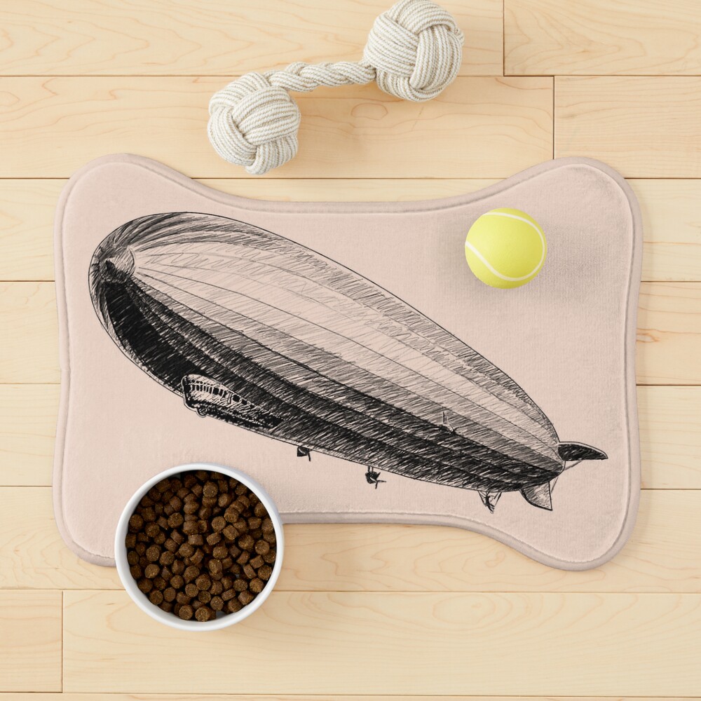 "Historical Zeppelin airship blimp sketch" Sticker for Sale by ...