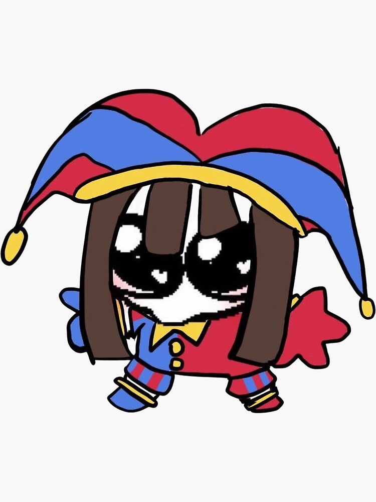 "pomni" Sticker for Sale by siseylimangen | Redbubble