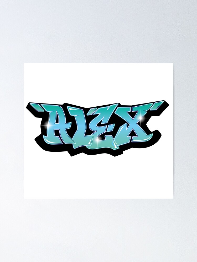 How To Draw Graffiti Names Alex