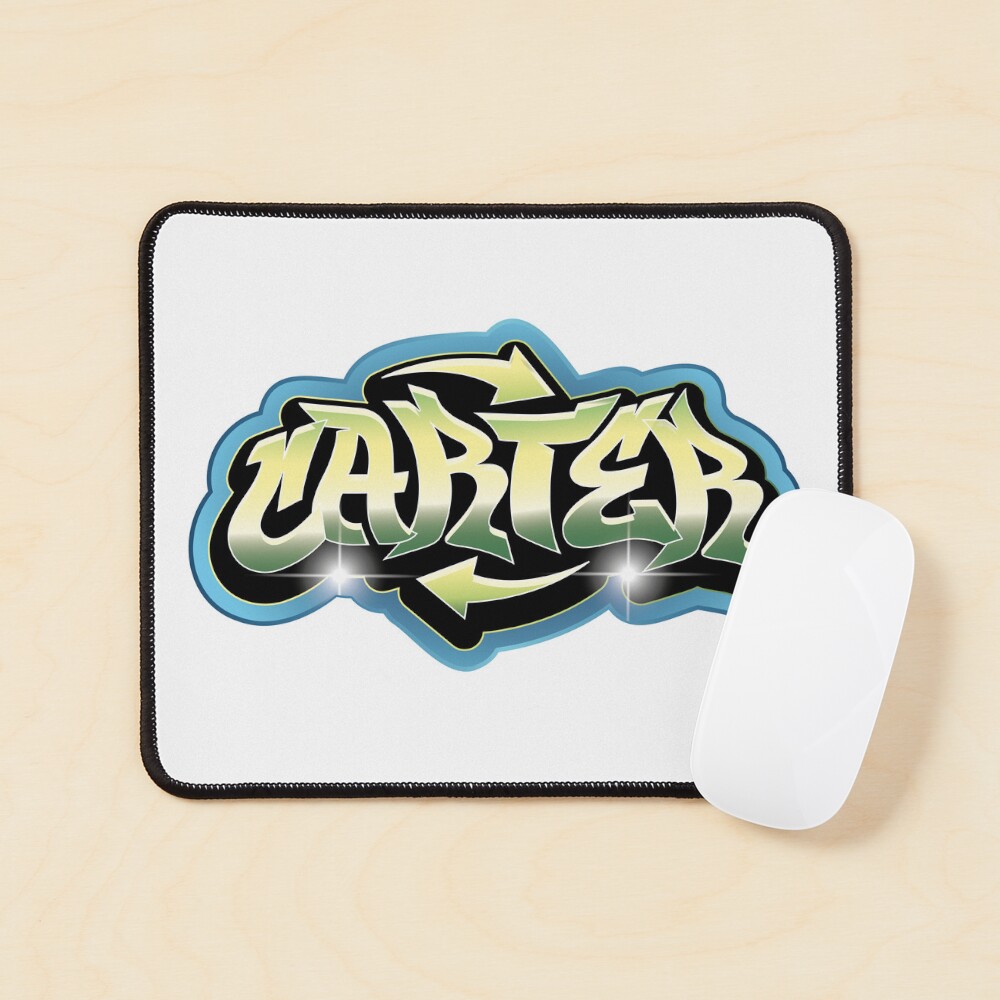 "Carter name graffiti style" Sticker for Sale by 0ut0fSpace | Redbubble