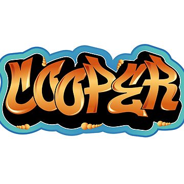 "Cooper name graffiti style" Sticker for Sale by 0ut0fSpace | Redbubble