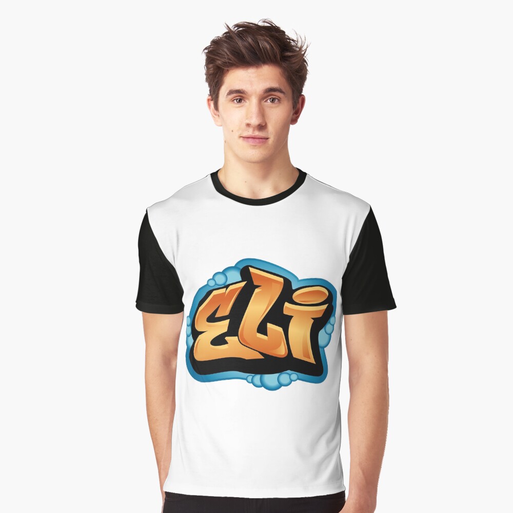 "Eli name graffiti style" Sticker for Sale by 0ut0fSpace | Redbubble