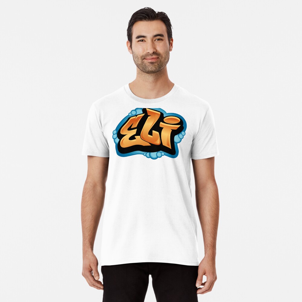 "Eli name graffiti style" Sticker for Sale by 0ut0fSpace | Redbubble