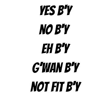 "Newfoundland Slang" Sticker for Sale by NewfieDragon | Redbubble