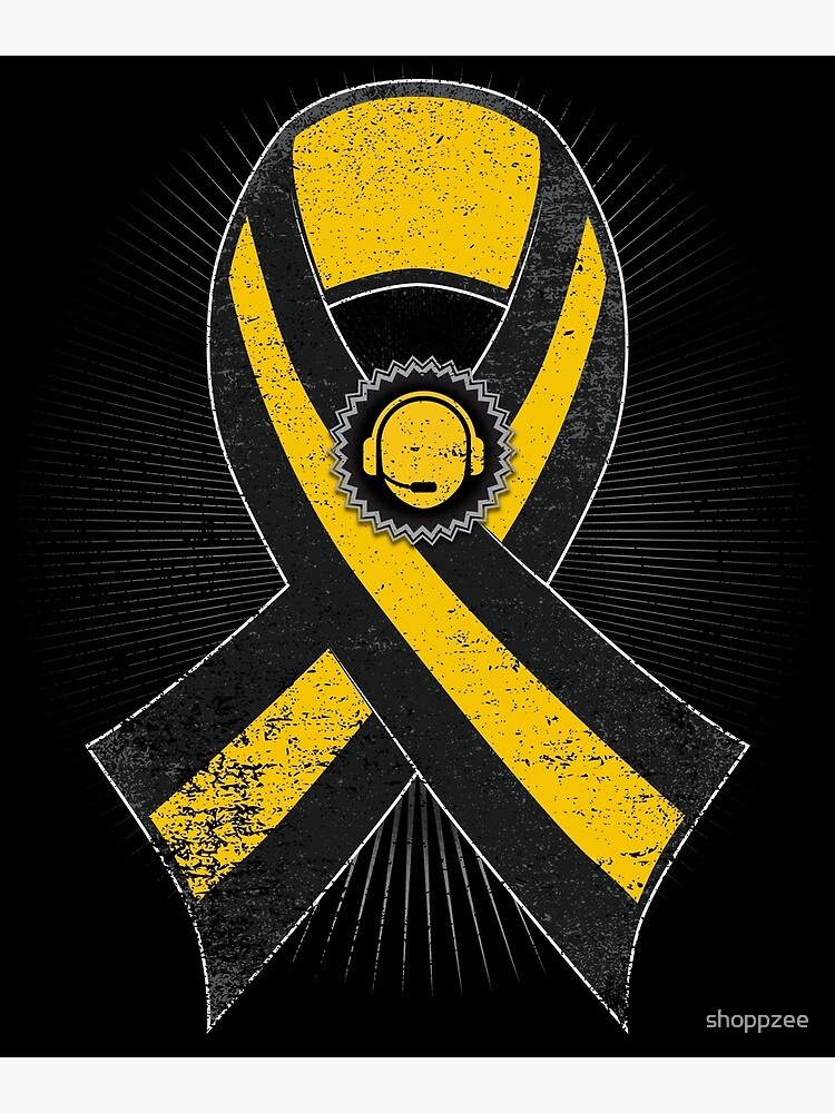 "Thin Gold Line Thin Gold Line Dispatcher Police Memorial" Poster for ...