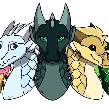 "Jade Winglet Wings of Fire " Sticker for Sale by Elegance0Arts | Redbubble