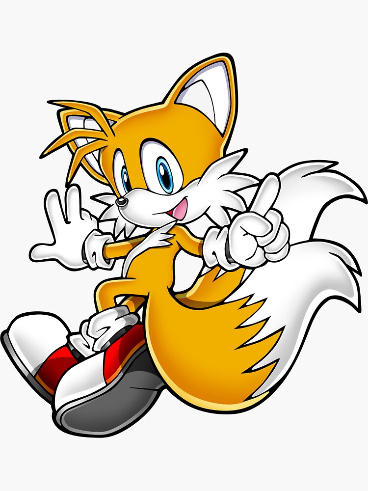 "Tails" Sticker for Sale by Skel-Draws | Redbubble