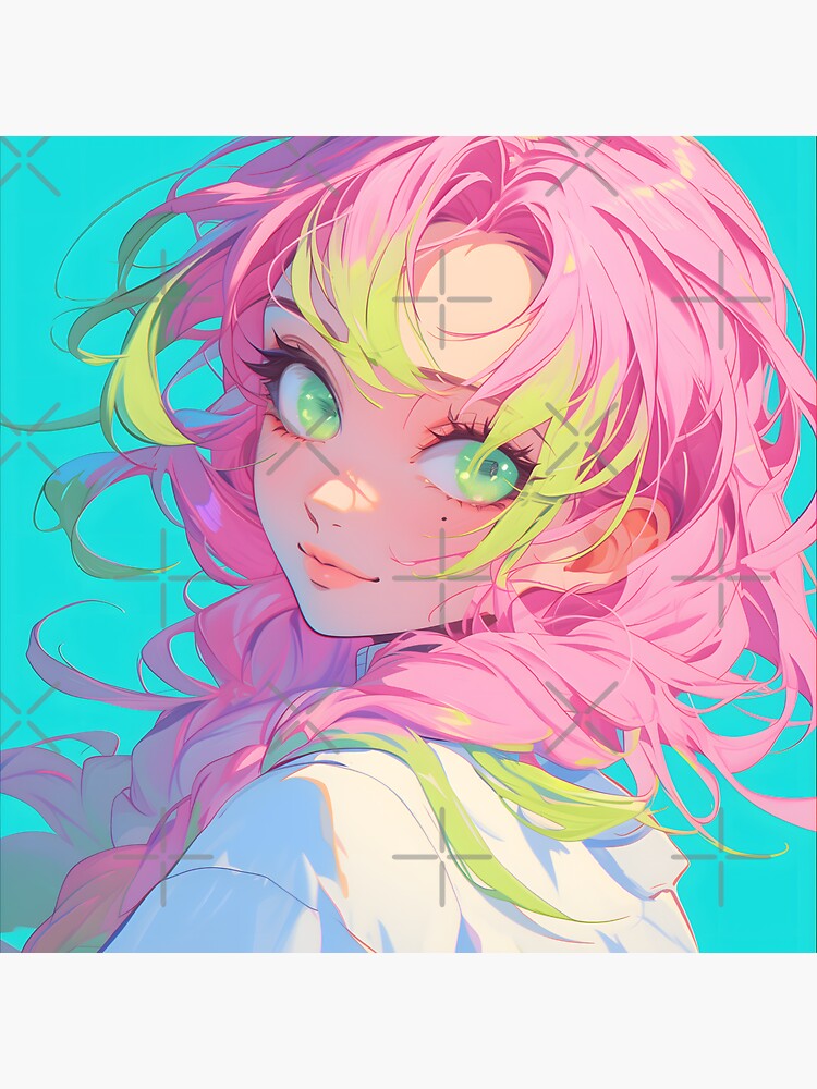 "Mitsuri Kanroji - Demon Slayer 4" Sticker by Infinite-Aspire | Redbubble