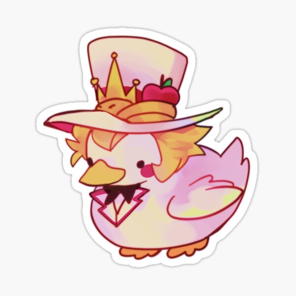 "Duck Lucifer Hazbin Hotel" Sticker by BunnBunnMoon | Redbubble