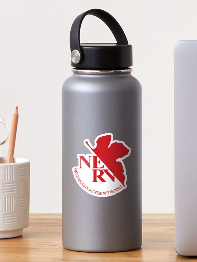 "NERV Logo (Rebuilds)" Sticker for Sale by Halfoun | Redbubble