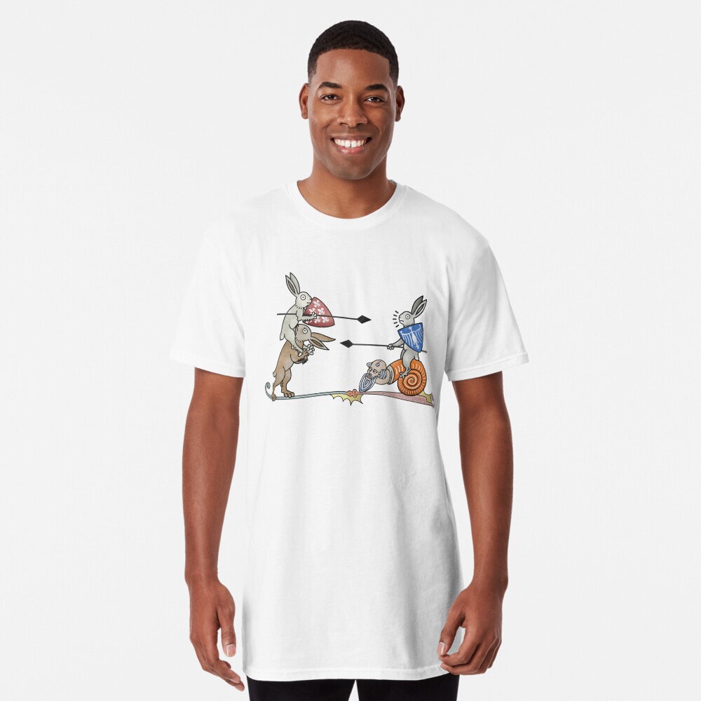 "Medieval Marginalia - Jousting Rabbits" Sticker by MargiKnights ...