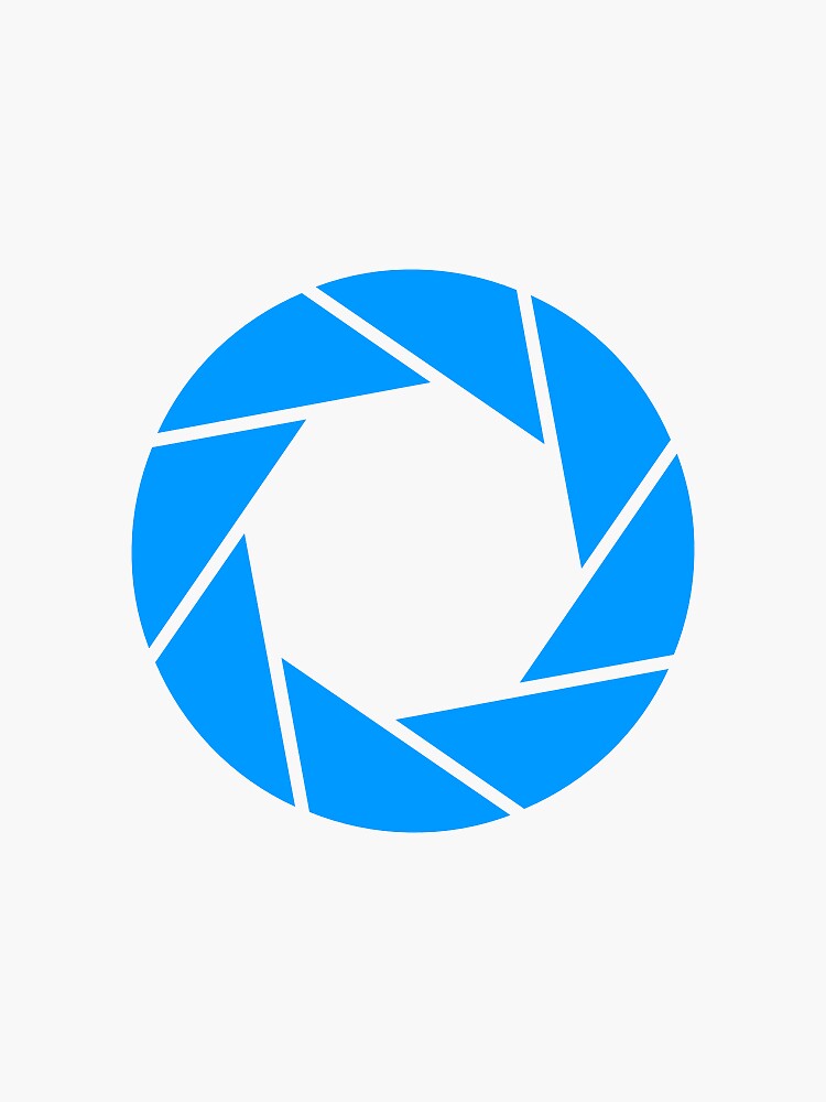 "Aperture Science" Sticker for Sale by PancakeAri | Redbubble