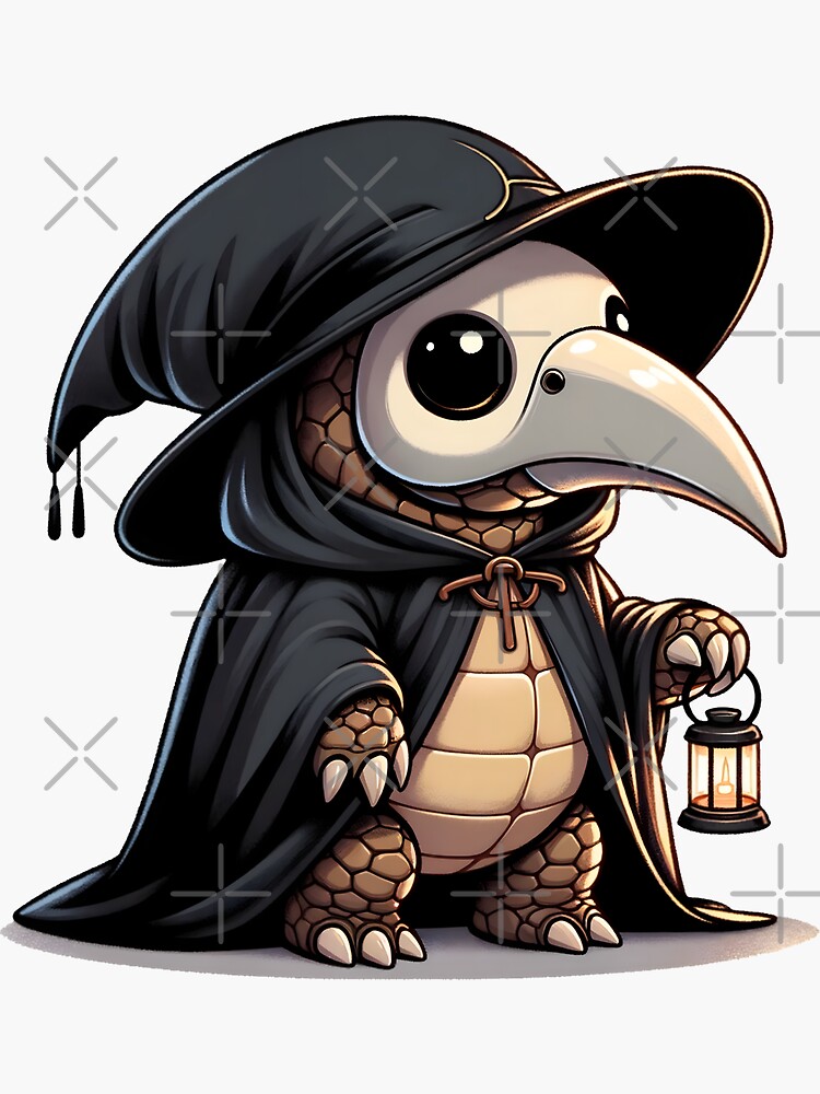 "Plague Doctor Memby: The Eldest" Sticker for Sale by Karumbememby ...