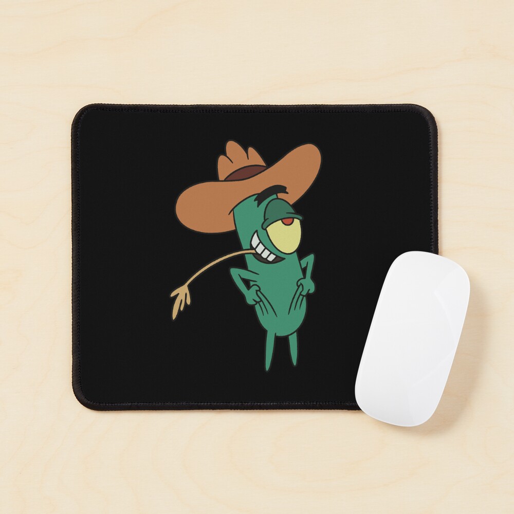 "Cowboy Plankton" Sticker for Sale by daniasdesigns | Redbubble